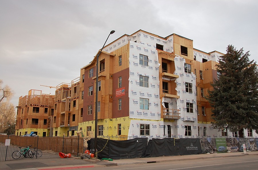 Stadium Apartments Photo 116-732-002 - Stock Image - SKYDB