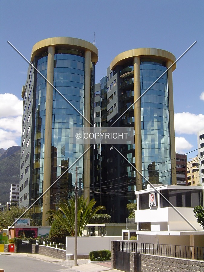 Twin Towers Torre 2 Photo 153-424-585 - Stock Image - SKYDB