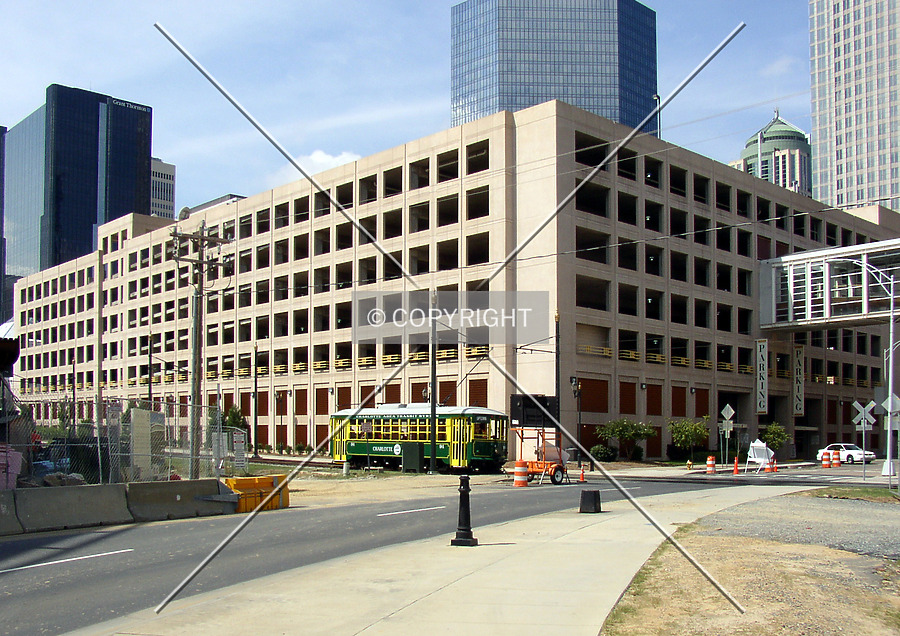 Bank of America Center Garage Photo 154-578-684 - Stock Image - SKYDB