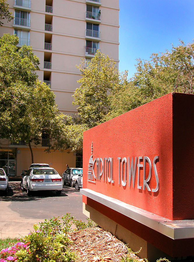 Capitol Towers Apartments Photo 188-240-053 - Stock Image - SKYDB