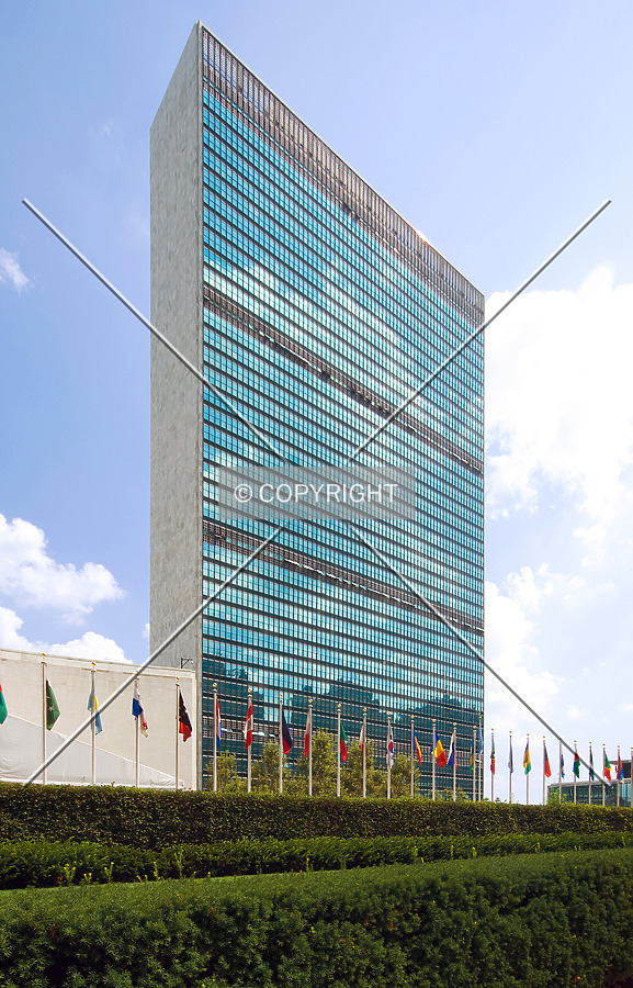 United Nations Secretariat Building Photo 237-809-965 - Stock Image - SKYDB