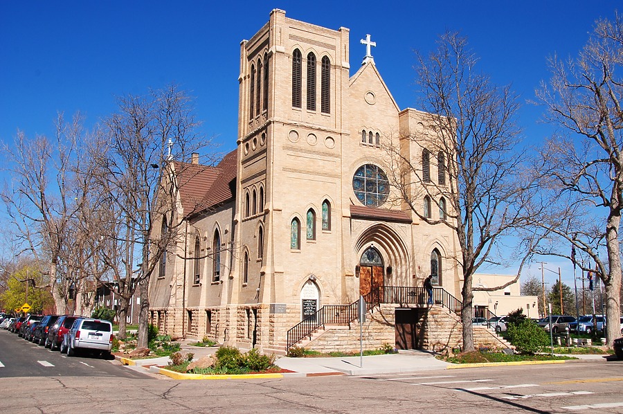 St. Peter Catholic Church Photo 244-102-400 - Stock Image - SKYDB