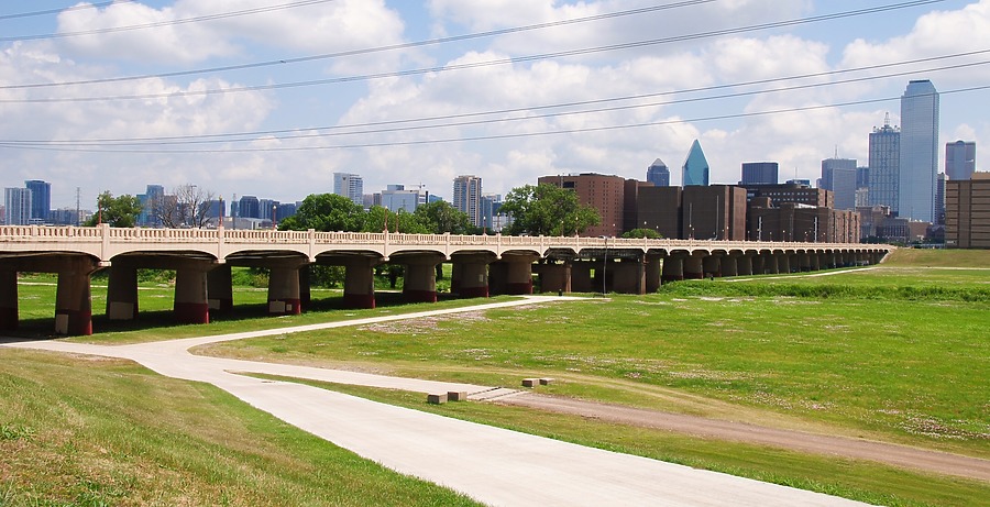 Commerce Street Viaduct Photo 245-140-055 - Stock Image - SKYDB