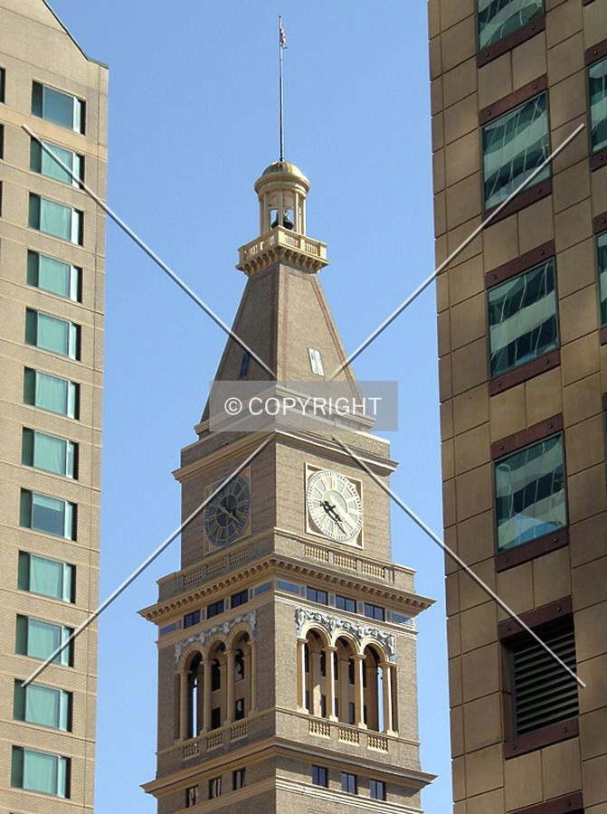 Daniels & Fisher Tower Photo 251-024-847 - Stock Image - SKYDB