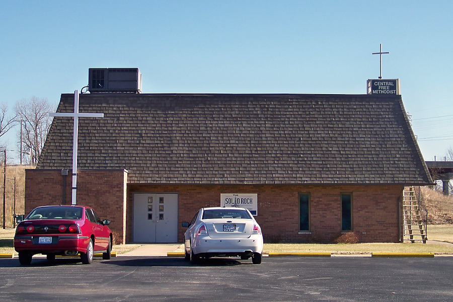 Solid Rock Free Methodist Church Photo 254-935-454 - Stock Image - SKYDB