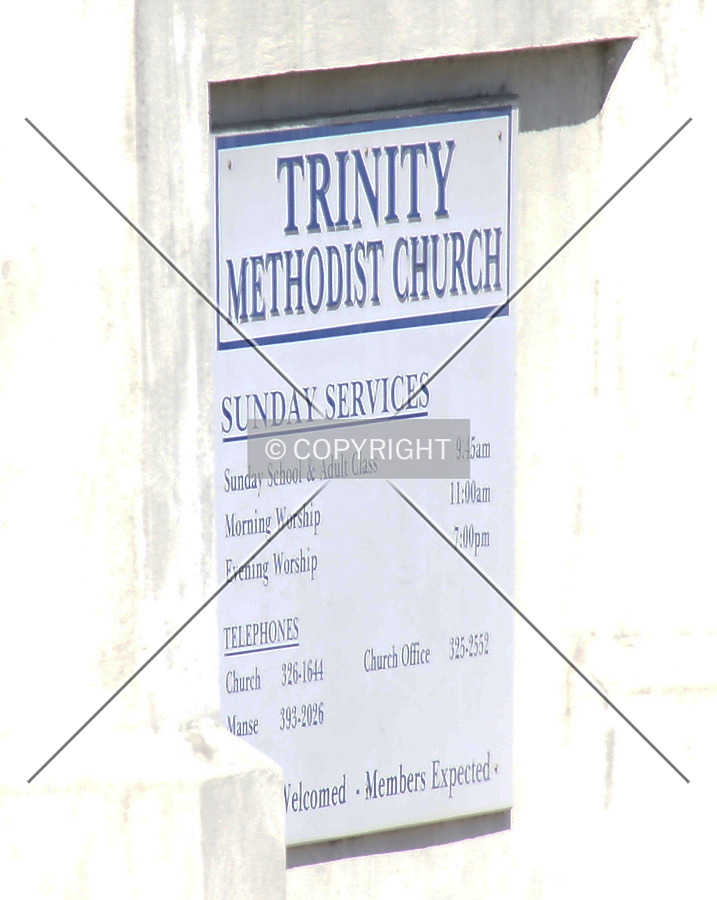 Trinity Methodist Church Photo 260-619-263 - Stock Image - SKYDB