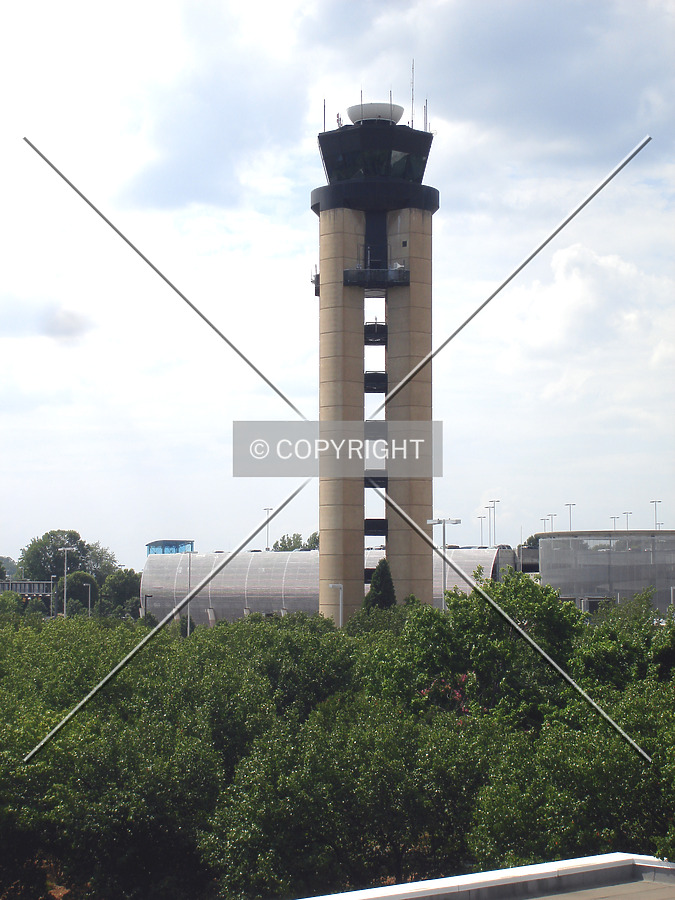 Charlotte-Douglas Air Traffic Control Tower Photo 270-233-747 - Stock ...