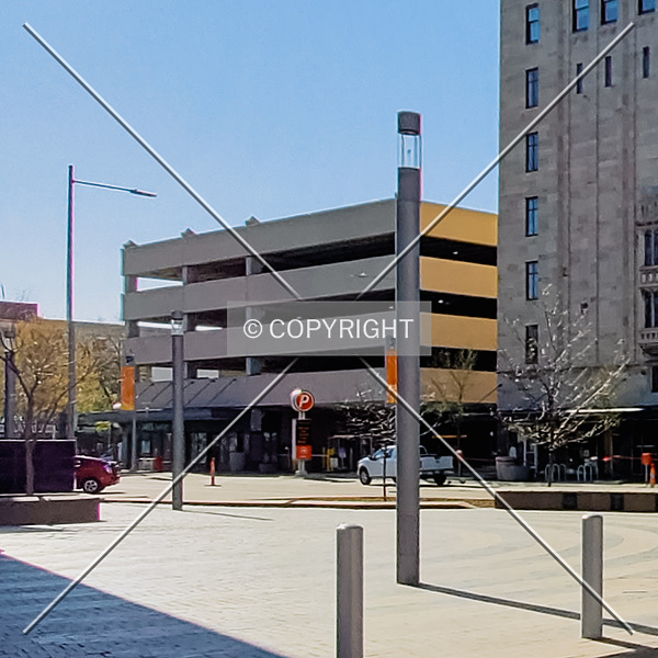 University Square Garage Photo 281-948-490 - Stock Image - SKYDB
