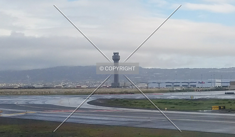 Oakland International Airport Control Tower Photo 296-374-682 - Stock ...