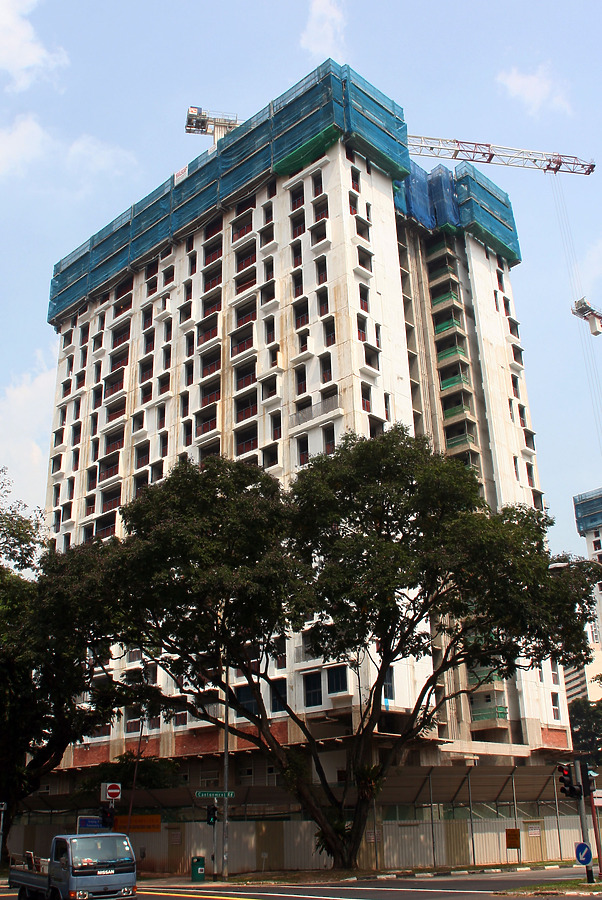 The Pinnacle@Duxton Block 1A Photo 302-228-609 - Stock Image - SKYDB