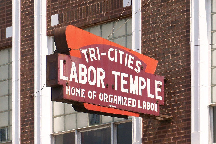 Tri-Cities Labor Temple Photo 306-977-396 - Stock Image - SKYDB