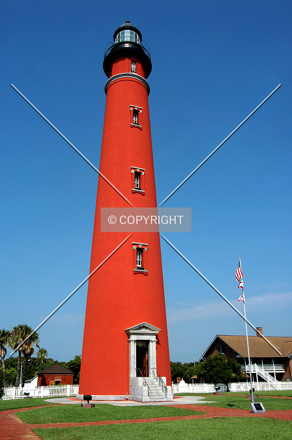 Ponce de Leon Inlet Lighthouse Photo 324-234-022 - Stock Image - SKYDB