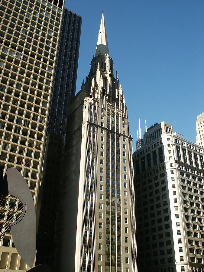 Chicago Temple Building Photo 326-342-434 - Stock Image - SKYDB