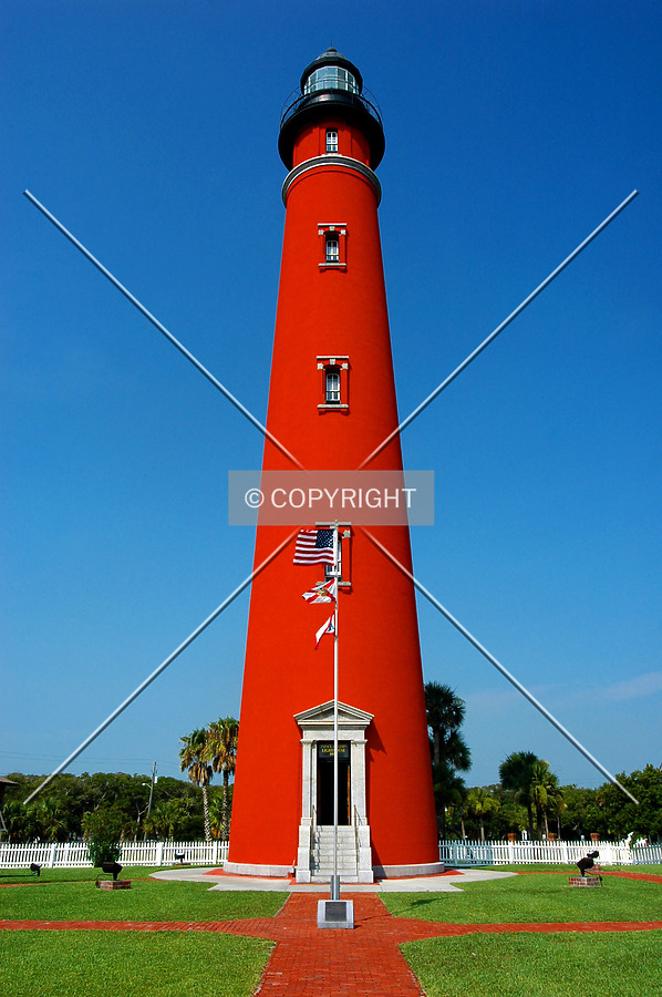Ponce de Leon Inlet Lighthouse Photo 333-195-450 - Stock Image - SKYDB