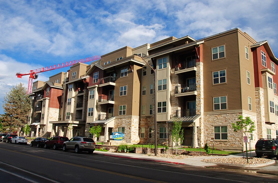 Stadium Apartments Photo 354-912-008 - Stock Image - SKYDB