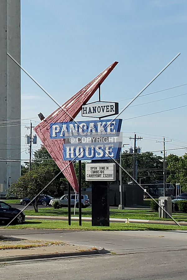 Hanover Pancake House Sign Photo 362-626-770 - Stock Image - SKYDB