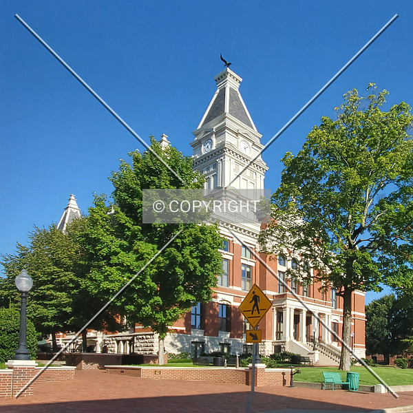 Montgomery County Courthouse Photo 373-075-723 - Stock Image - SKYDB
