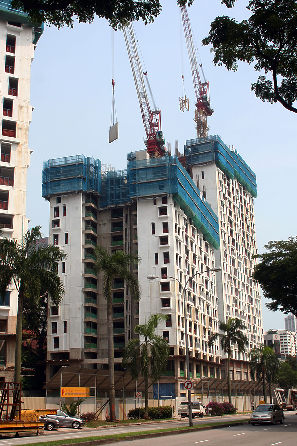 The Pinnacle@Duxton Block 1F Photo 374-744-923 - Stock Image - SKYDB