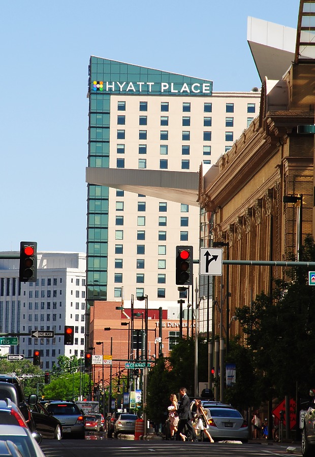 Hyatt House and Hyatt Place Denver Downtown Photo 386-388-324 - Stock ...