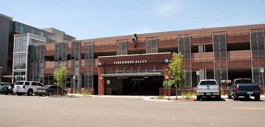 Firehouse Alley Parking Garage Photo 426-171-452 - Stock Image - SKYDB