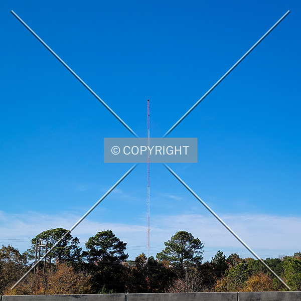 KGHT-AM Tower Photo 505-003-815 - Stock Image - SKYDB