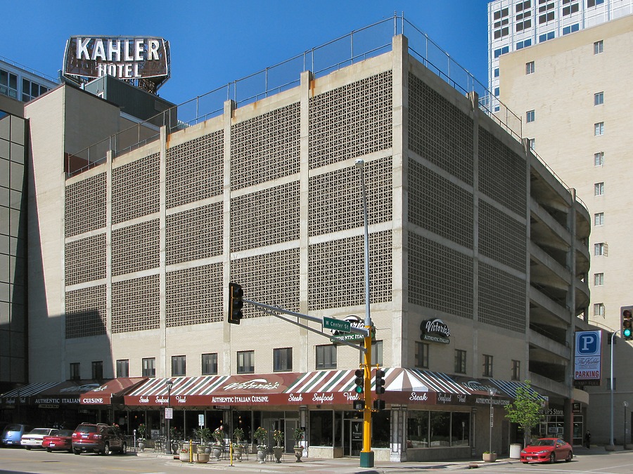 Kahler Parking Ramp Photo 511-058-176 - Stock Image - SKYDB