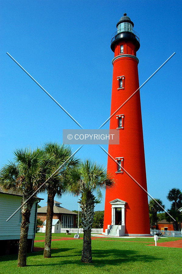 Ponce de Leon Inlet Lighthouse Photo 543-835-879 - Stock Image - SKYDB