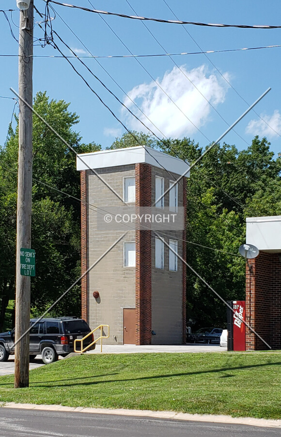 Hannibal Fire Department Training Tower Photo 581-640-167 - Stock Image ...
