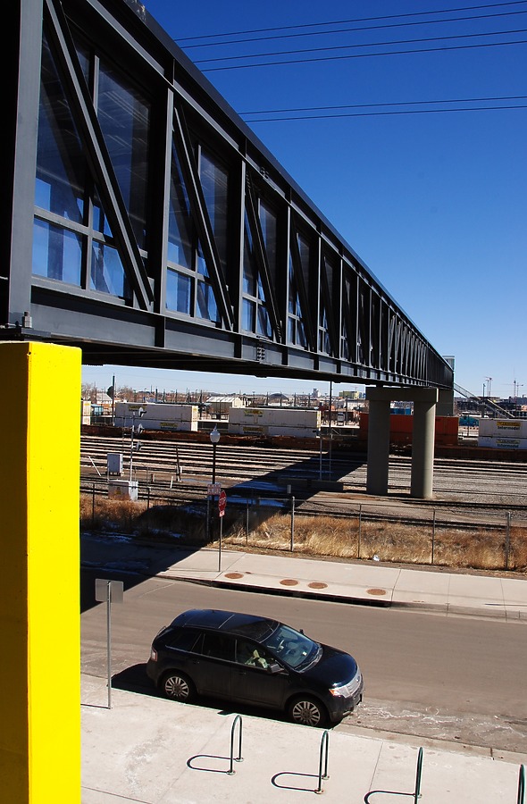 Fox Street Pedestrian Bridge Photo 642-389-253 - Stock Image - SKYDB