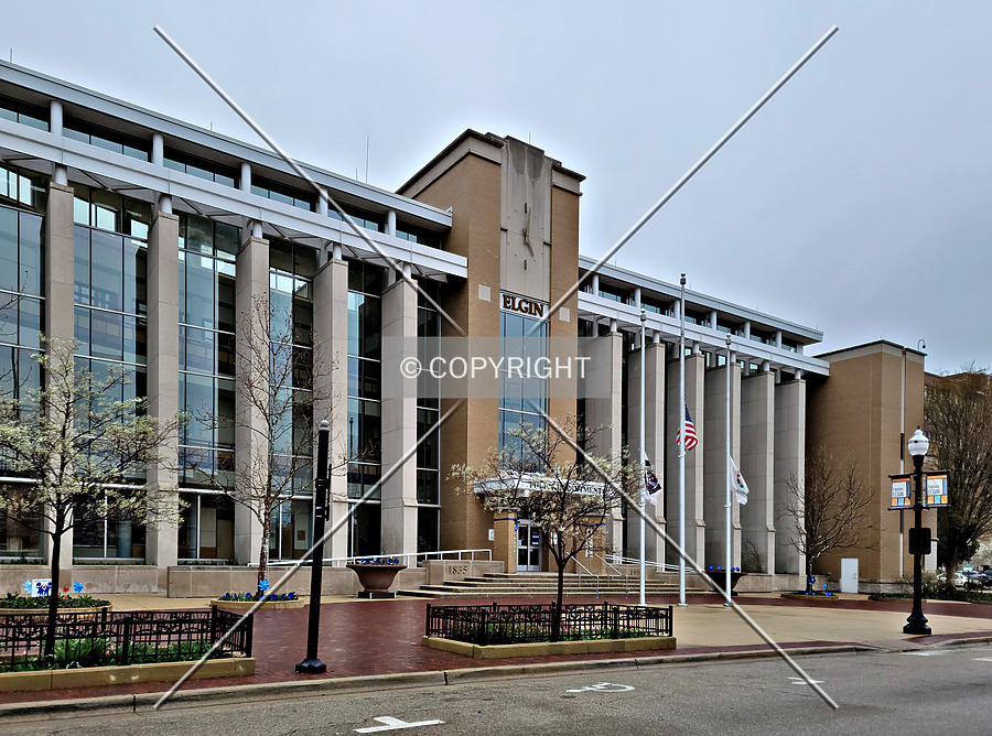 Elgin Police Department Photo 643-711-844 - Stock Image - SKYDB