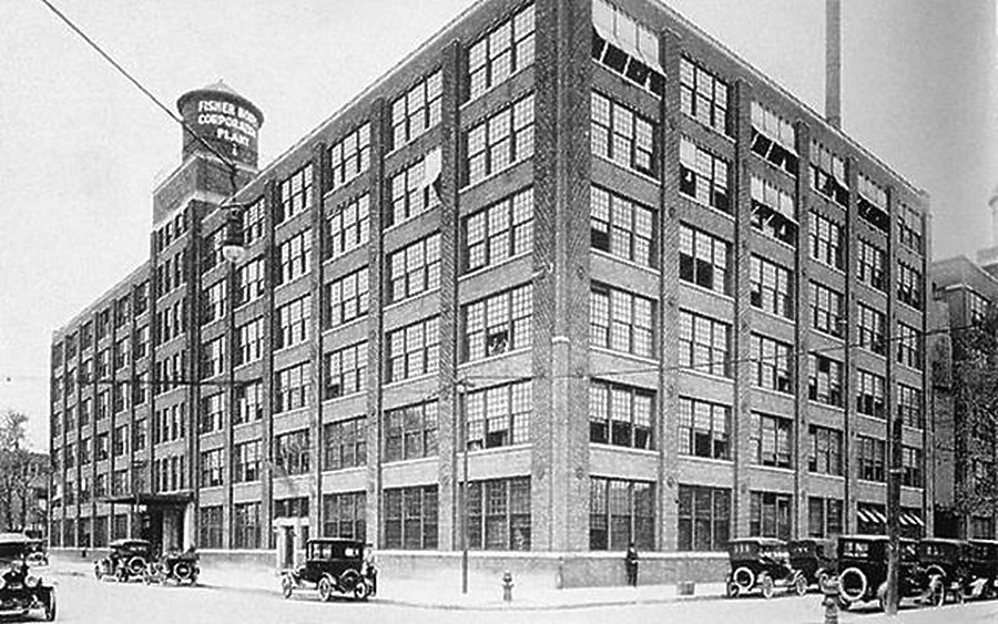 Fisher Body - Plant 21 Photo 697-145-306 - Stock Image - SKYDB