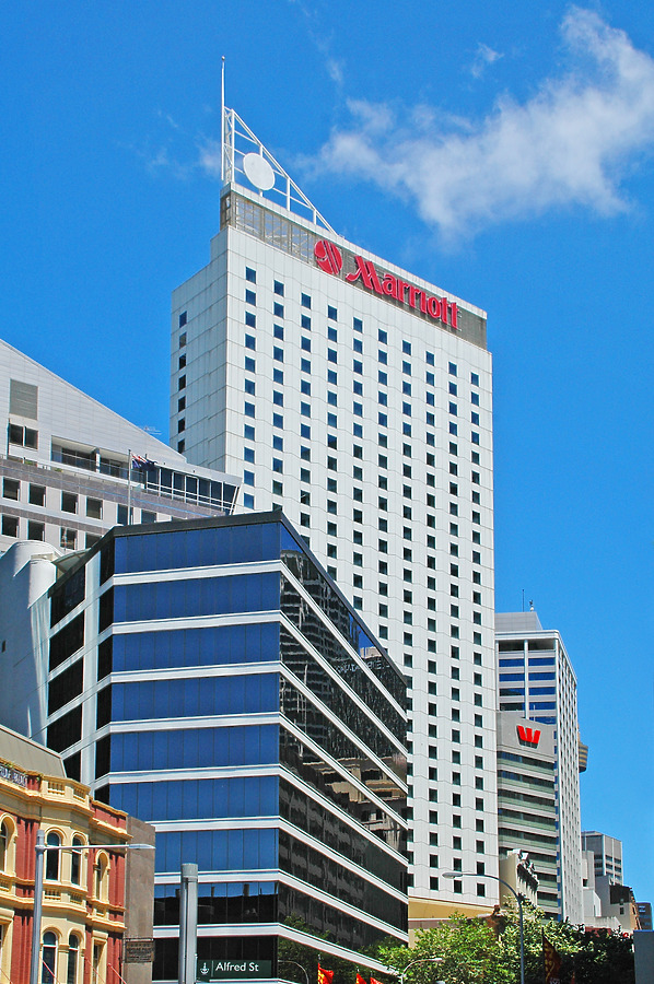 Sydney Harbour Marriott Hotel Photo 698-368-104 - Stock Image - SKYDB
