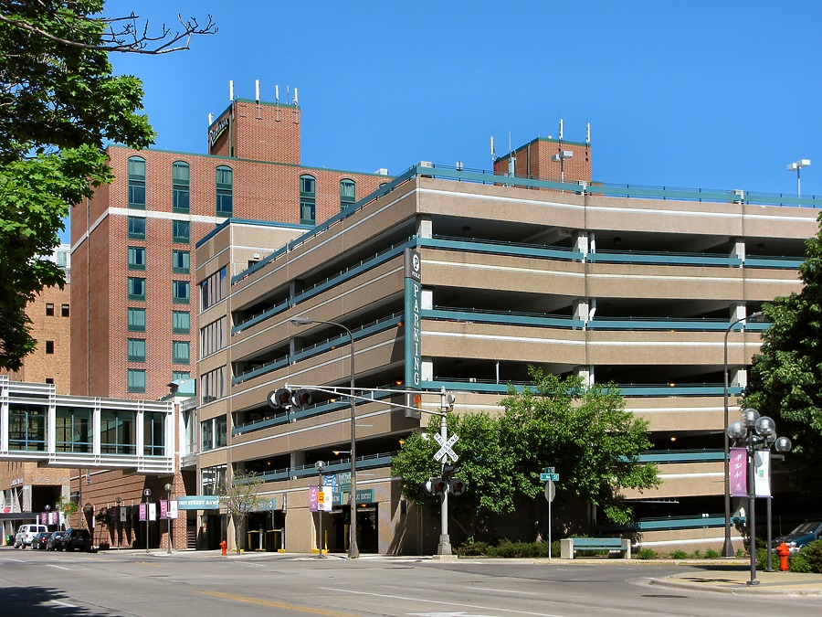 First Street Parking Ramp Photo 788-293-882 - Stock Image - SKYDB