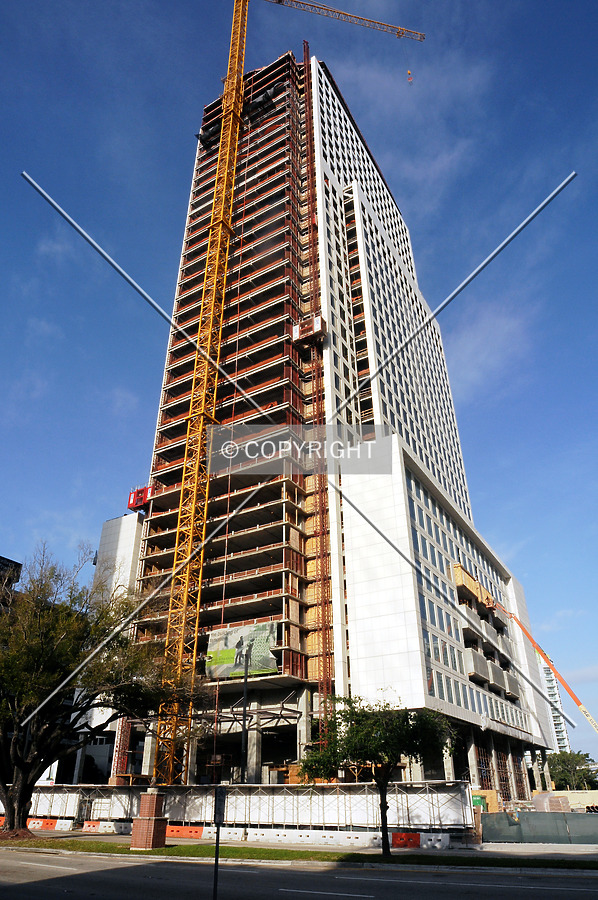 Brickell World Plaza Photo 824-180-693 - Stock Image - SKYDB