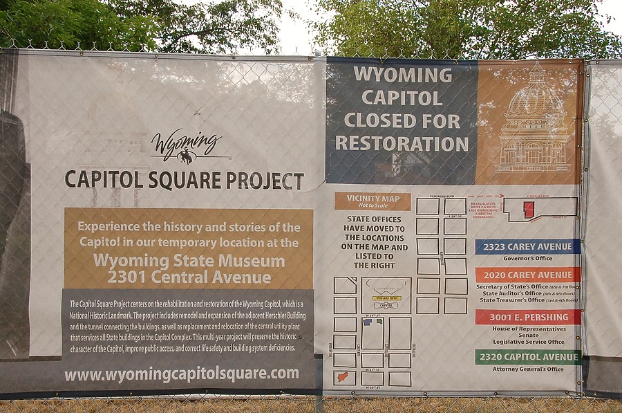 Wyoming State Capitol Photo 835-286-182 - Stock Image - SKYDB