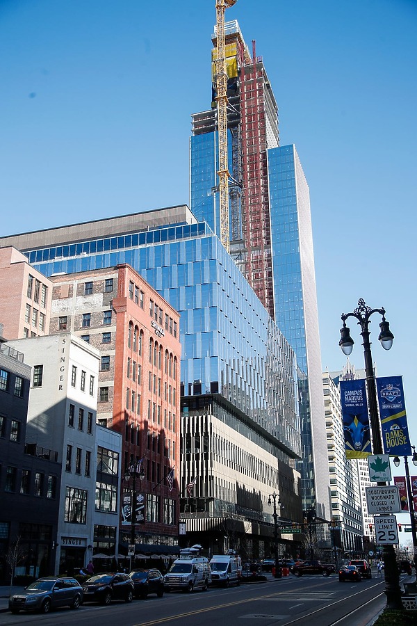 Hudson's Site Redevelopment Tower Photo 858-177-730 - Stock Image - SKYDB Hudson's Site Redevelopment Tower Photo 858-177-730 - Stock Image - SKYDB