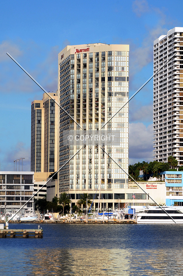 Biscayne Bay Marriott Hotel Photo 892-927-102 - Stock Image - SKYDB