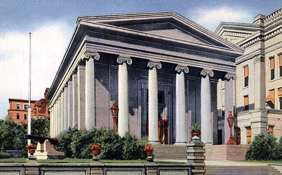 Old Montgomery County Courthouse Photo 908-739-449 - Stock Image - SKYDB