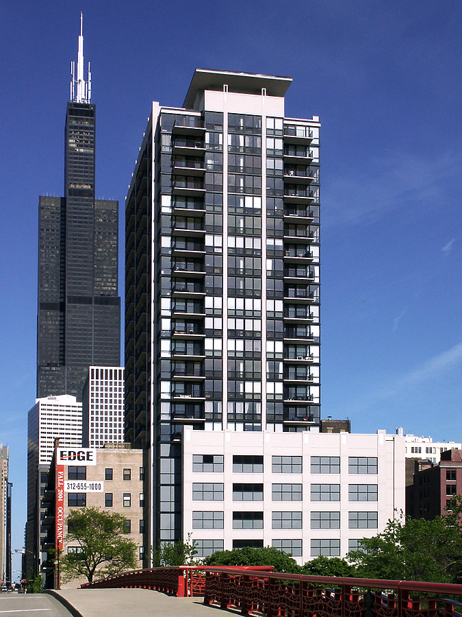 The Edge Lofts and Tower Photo 962-053-834 - Stock Image - SKYDB