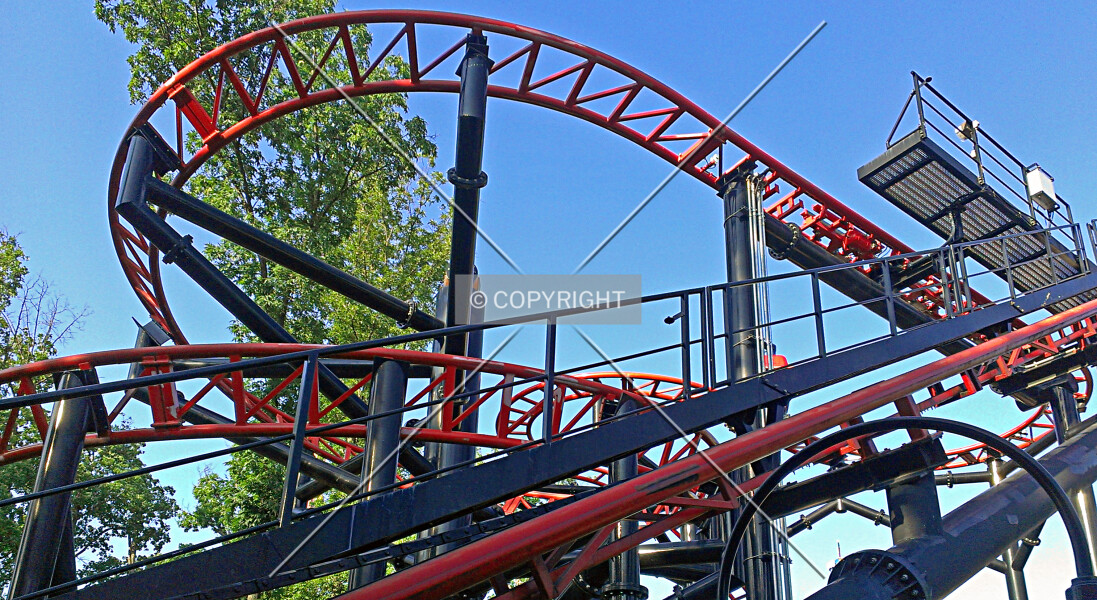 Pandemonium - wild mouse roller coaster in Eureka, United States (2007 ...