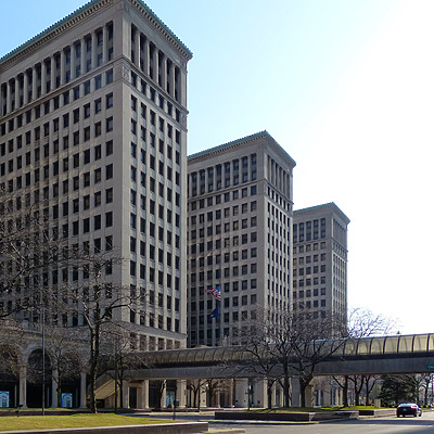 Cadillac Place in Detroit - SKYDB